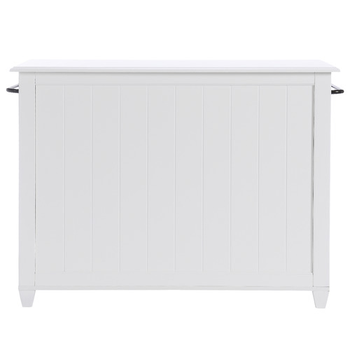 SandStoneSea Hamptons Kitchen Island Bench with Storage | Temple & Webster