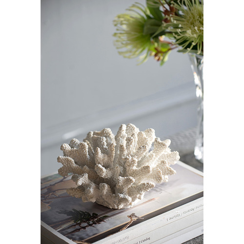 SandStoneSea Small Faux Coral Table Accent | Temple & Webster