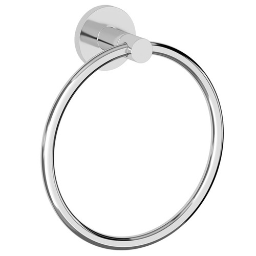 Elle Chrome Towel Ring | Temple & Webster