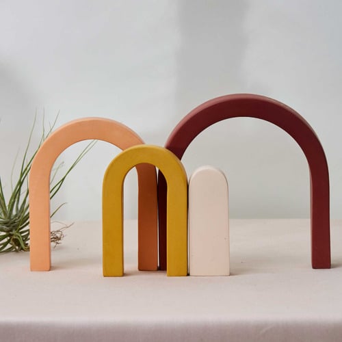 CapraDesigns Rainbow Shaped Table Decoration | Temple & Webster