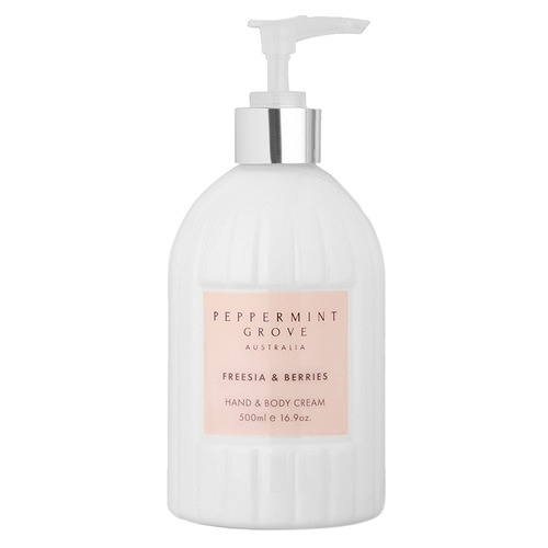 500ml Freesia And Berries Hand And Body Cream Temple And Webster