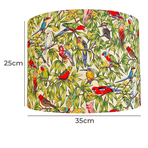 Beige Australian Birds Lamp Shade | Temple & Webster