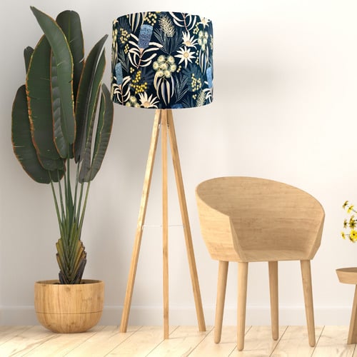Campana Collective Blue Beauty of Bush Floral Lamp Shade | Temple & Webster