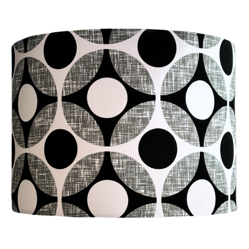 Campana Collective Black & White Retro Lamp Shade | Temple & Webster