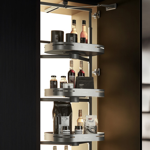 Shearer Tourbillon Rotating Pantry Unit | Temple & Webster