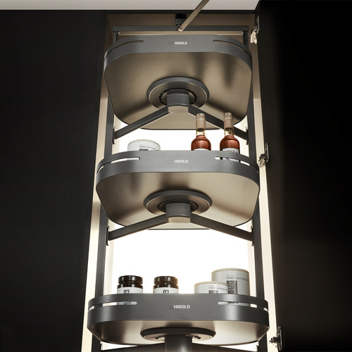 Shearer Tourbillon Rotating Pantry Unit | Temple & Webster