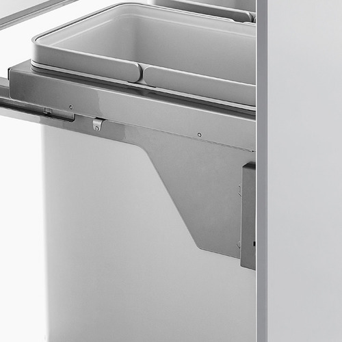 56L Twin Slide Out Concealed Waste Bin | Temple & Webster