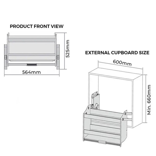 Shearer Pull-Down Overhead Storage Cabinet | Temple & Webster