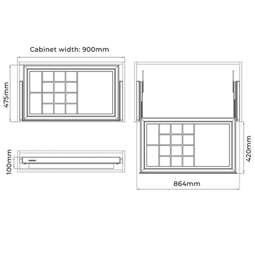 A Series Pull-Out Wardrobe Storage Tray | Temple & Webster