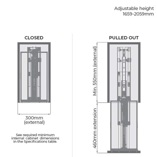 Diamond Adjustable Pull-Out Pantry Unit | Temple & Webster