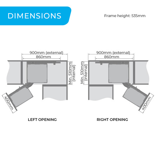 Diamond Magic Corner Pull Out Kitchen Storage | Temple & Webster