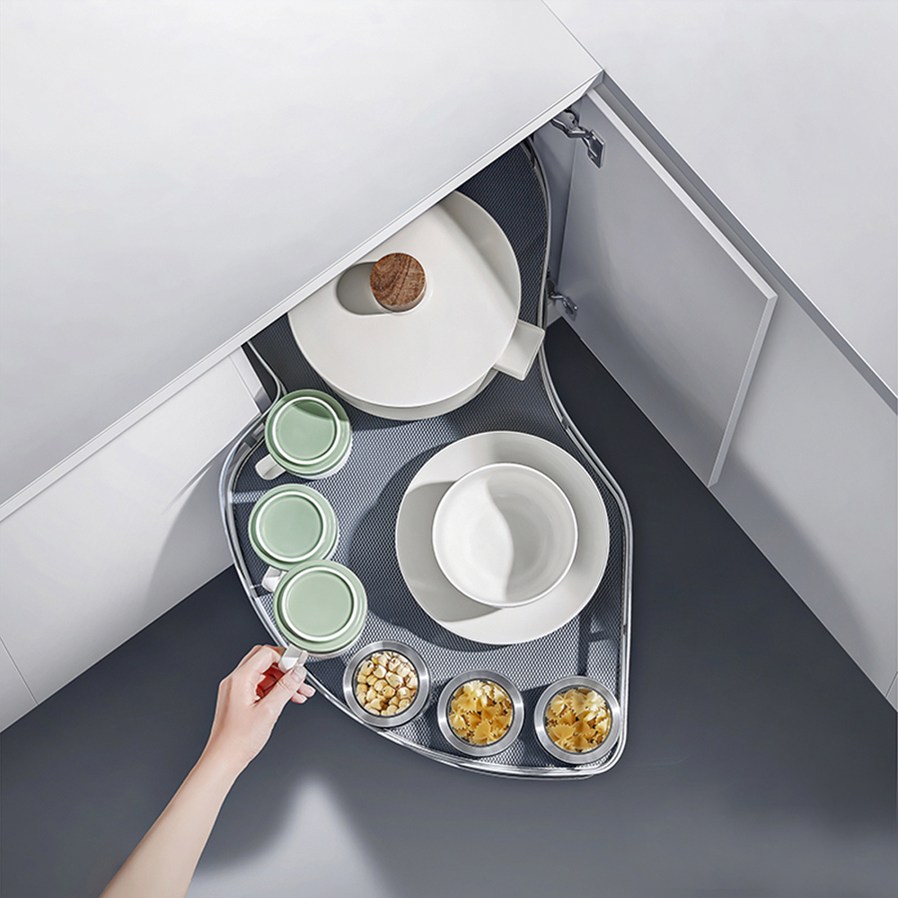Higold Diamond Corner Swing Out Kitchen Storage | Temple & Webster