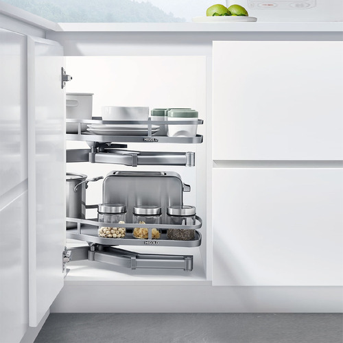 Diamond Corner Swing Out Kitchen Storage | Temple & Webster