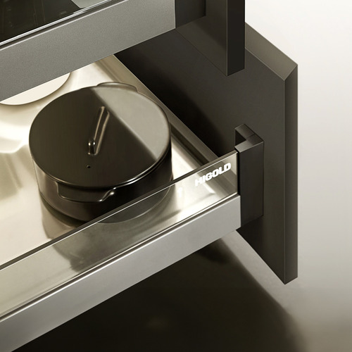 Shearer Crystal Aluminium Pull-Out Kitchen Drawer | Temple & Webster