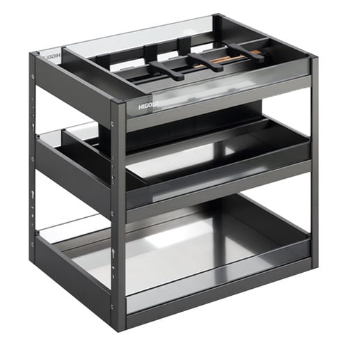 36.4cm Shearer Crystal Pull-Out Kitchen Cupboard Organiser | Temple ...