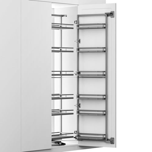 Diamond Pro 12 Tray Open-Out Tandem Pantry Unit | Temple & Webster