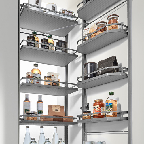 Diamond Pro 12 Tray Open-Out Tandem Pantry Unit | Temple & Webster