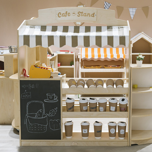 Jooyes Wooden Play Cafe Stand | Temple & Webster