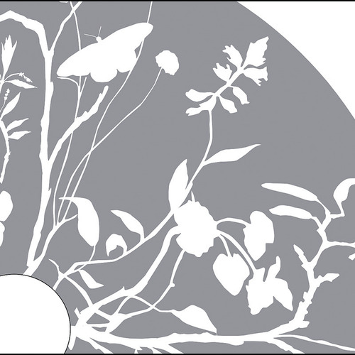 Forest Motif 504mm Above Counter Basin with Etched Glass Base | Temple ...