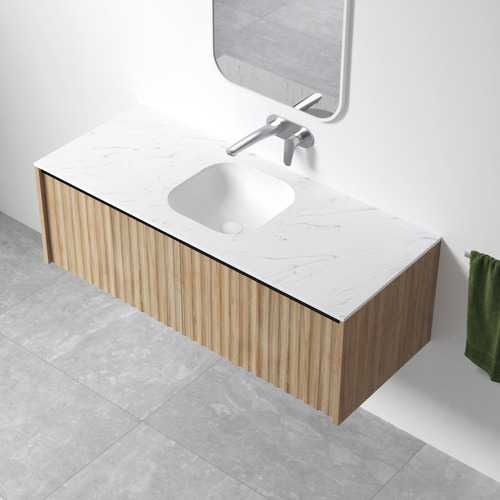 Sub 374mm Matte White Square Undermount Basin with Overflow | Temple ...