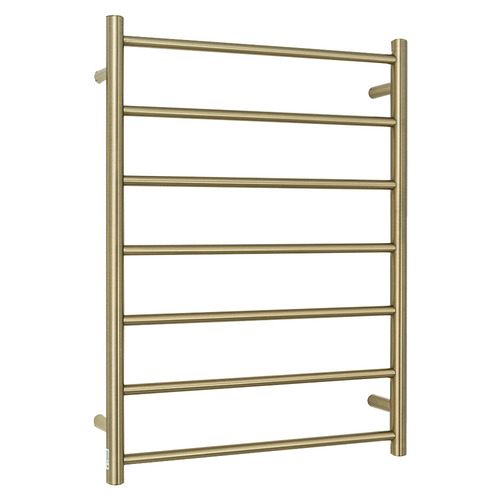 Radiant 600 x 800mm Round Heated Towel Rail | Temple & Webster
