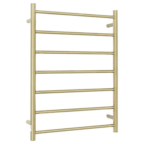 Radiant 600 x 800mm Round Heated Towel Rail | Temple & Webster