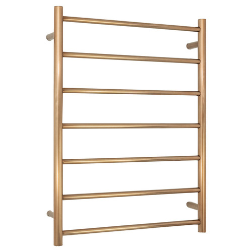 Radiant 600 x 800mm Round Heated Towel Rail | Temple & Webster