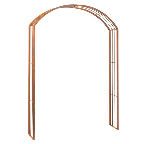 AlfrescoStyle 220cm Rust Metal Garden Arch | Temple & Webster