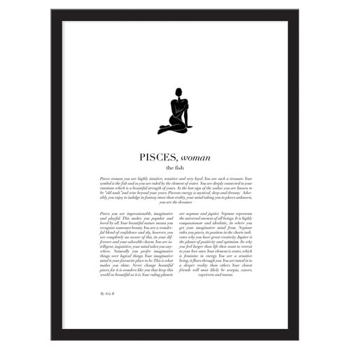 Pisces Woman II Printed Wall Art | Temple & Webster