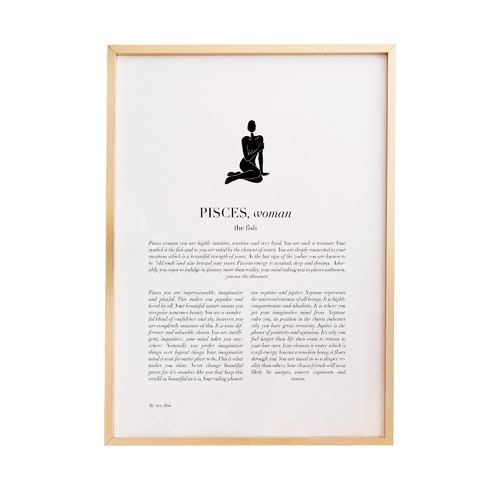 Pisces Woman II Printed Wall Art | Temple & Webster