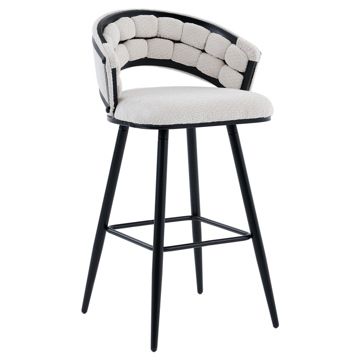 74cm Dashiell Upholstered Bar Stools | Temple & Webster