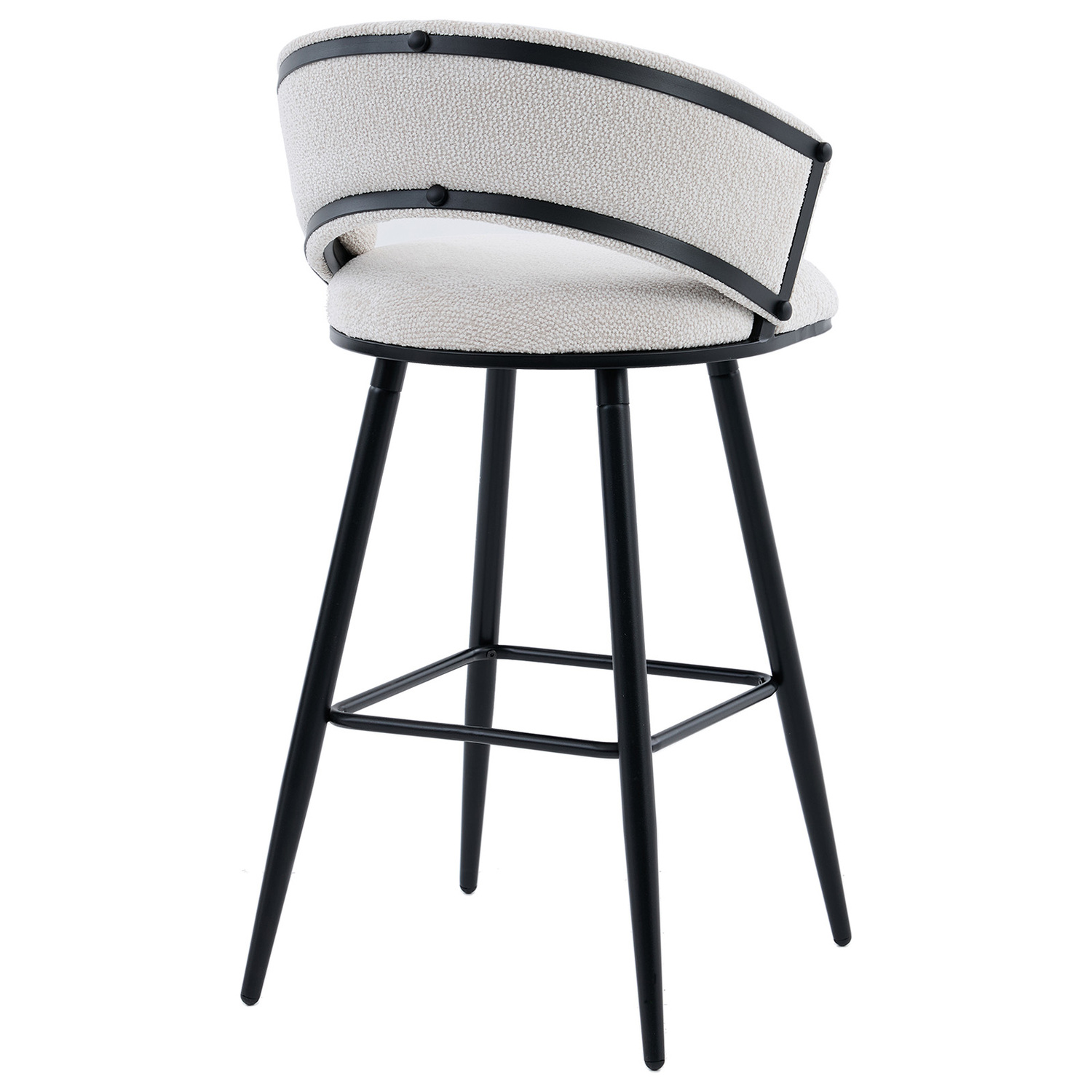 74cm Dashiell Upholstered Bar Stools | Temple & Webster