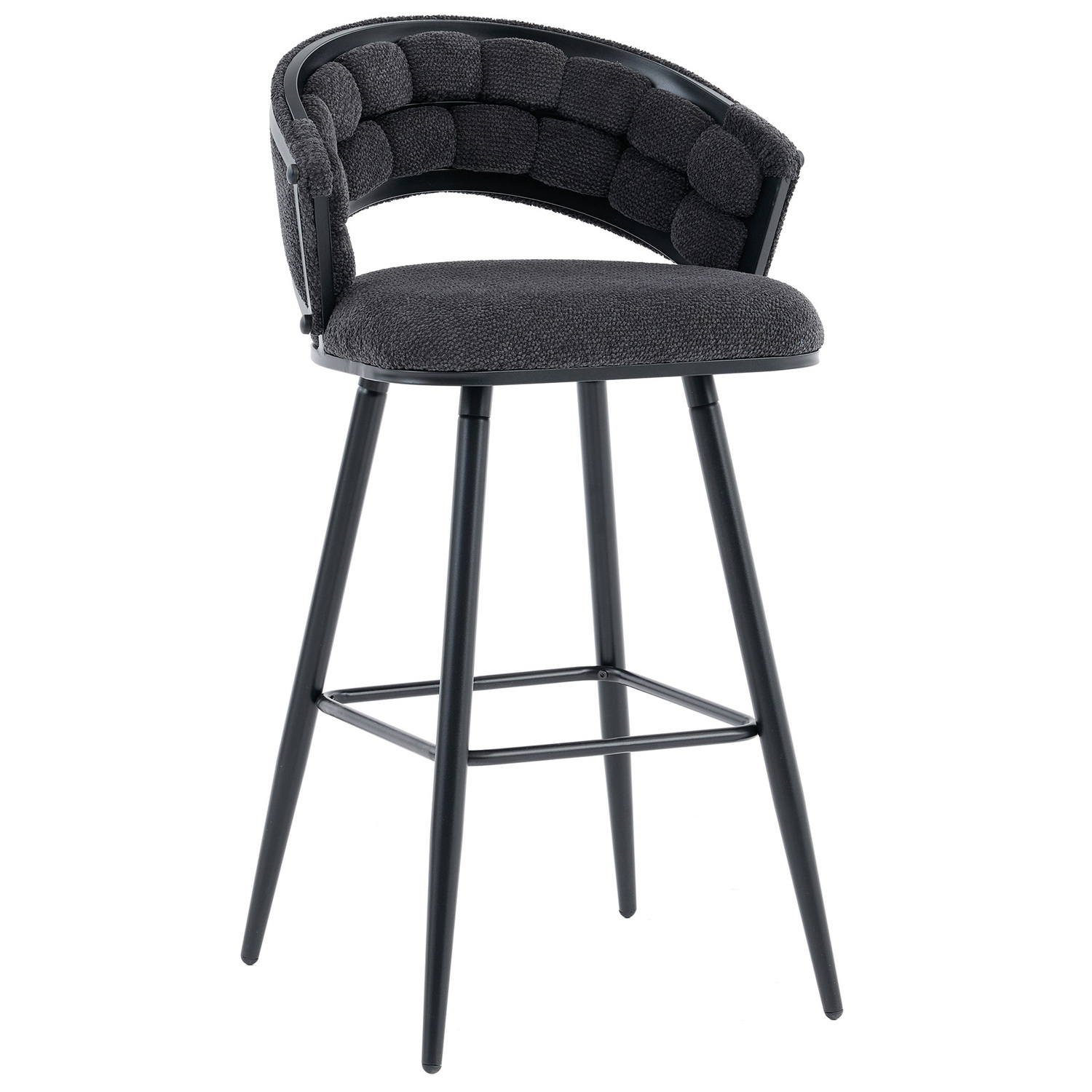 74cm Dashiell Upholstered Bar Stools | Temple & Webster