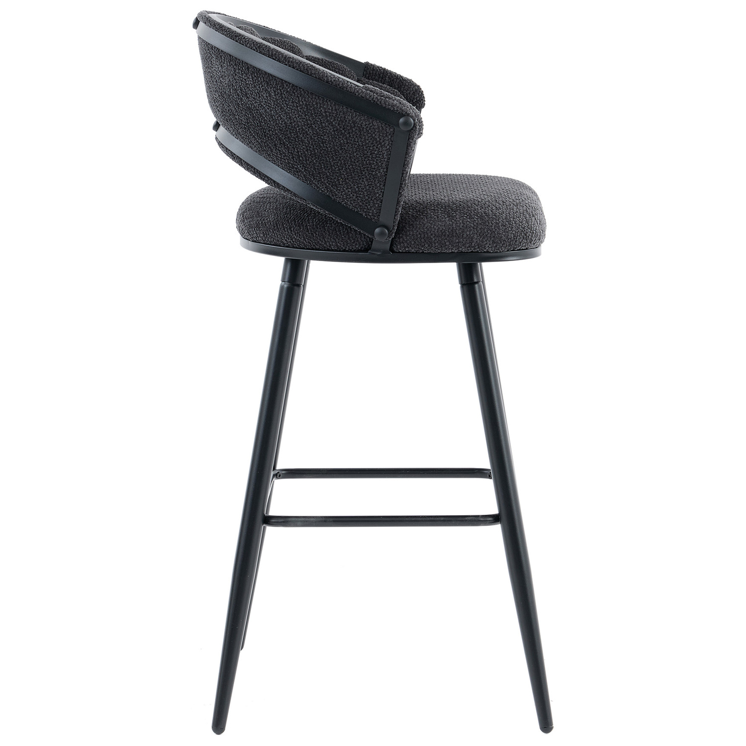 74cm Dashiell Upholstered Bar Stools | Temple & Webster