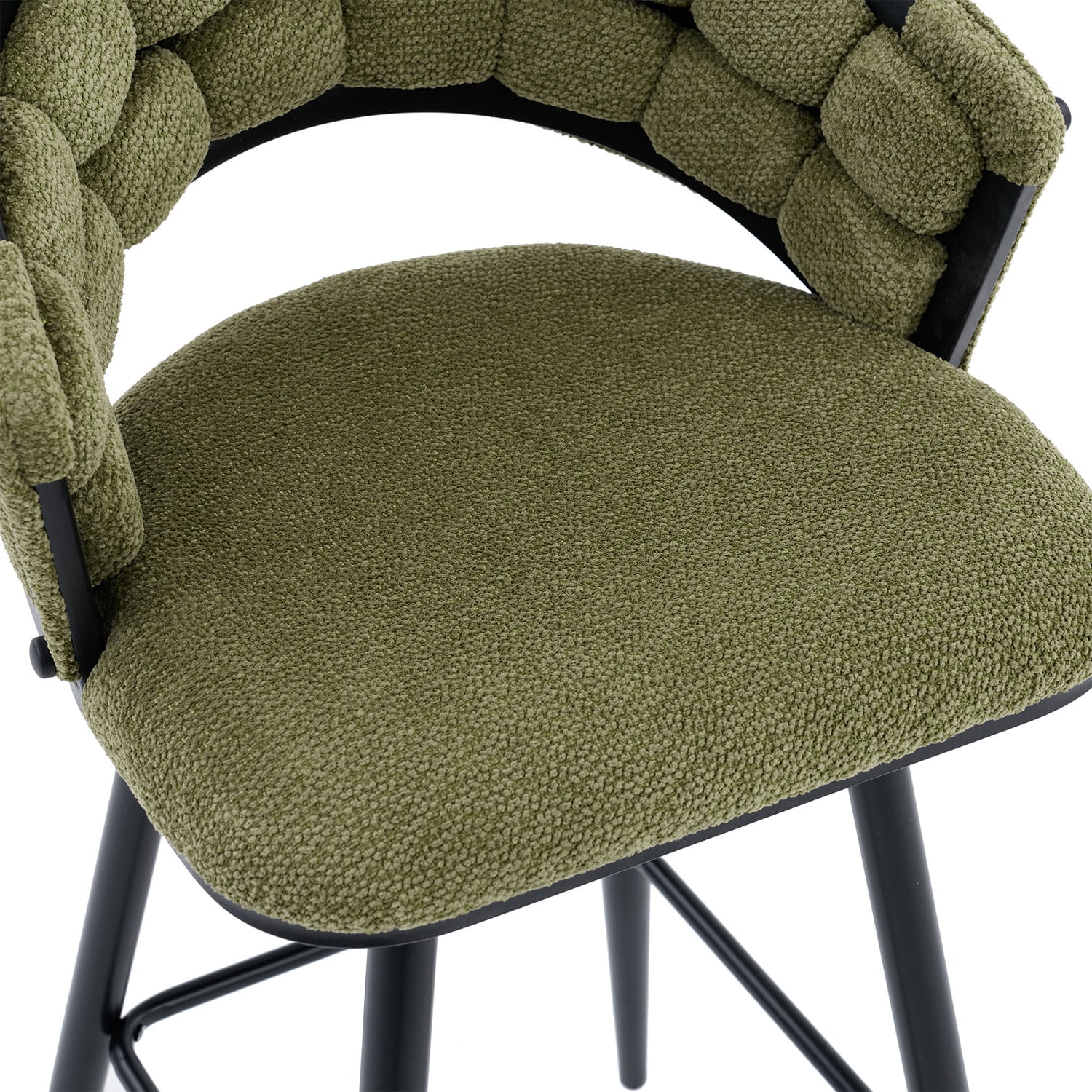 74cm Dashiell Upholstered Bar Stools | Temple & Webster