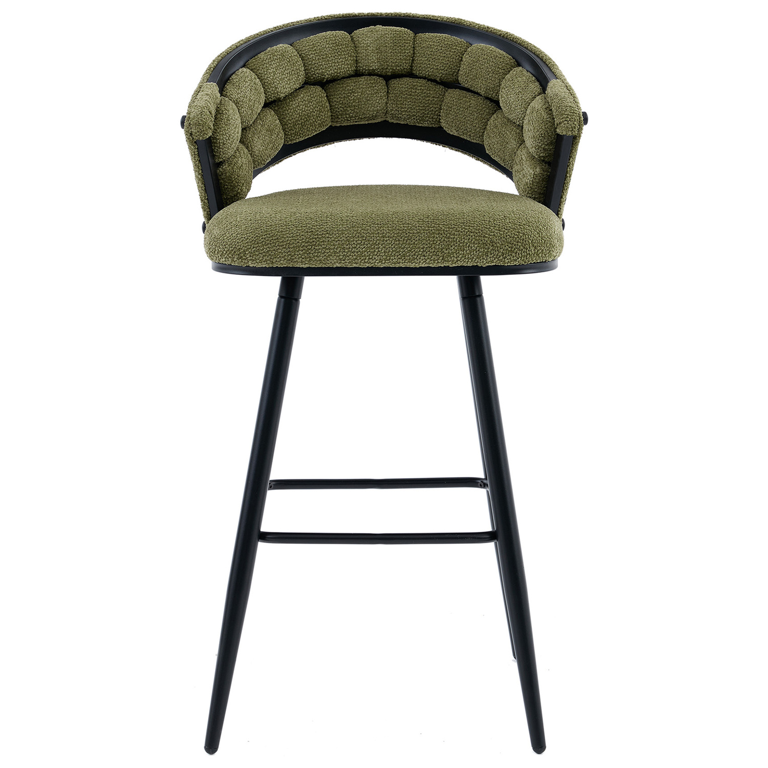 74cm Dashiell Upholstered Bar Stools | Temple & Webster