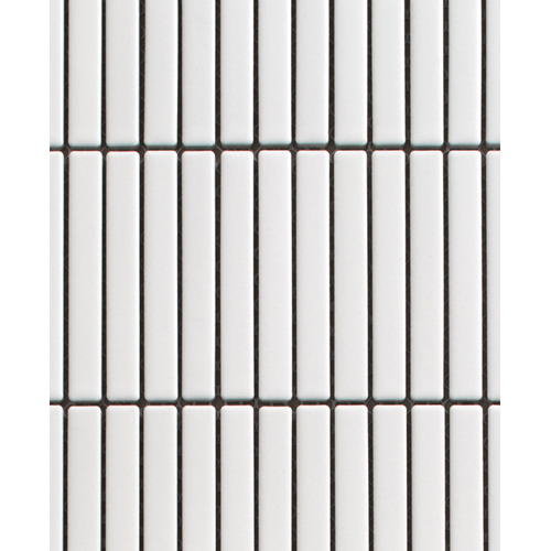 Soho Matt White Kit Kat Porcelain Mosaic Tile | Temple & Webster