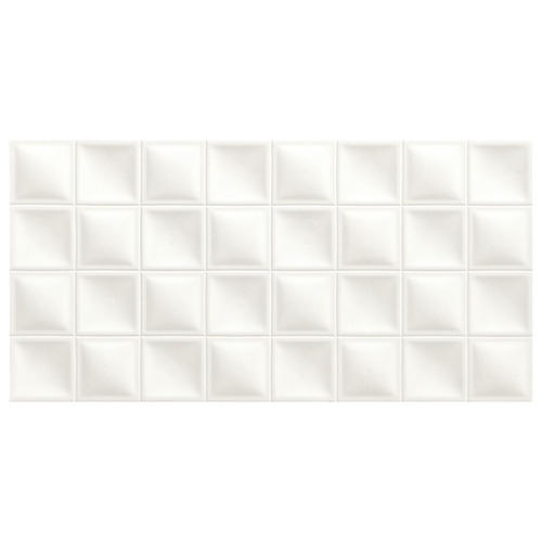 Aspen Gloss White Wave Ceramic Tile | Temple & Webster