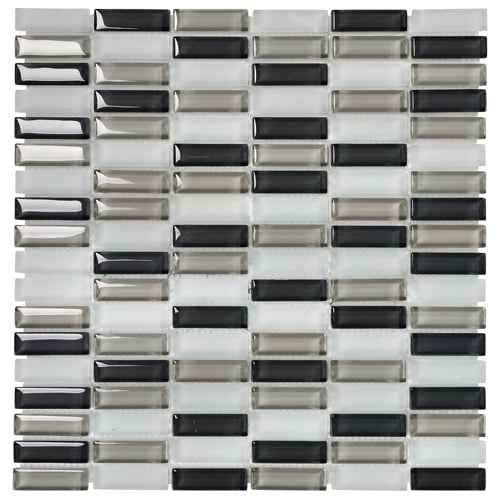 Multi-Colour Raven Mosaic Tile Swatch | Temple & Webster