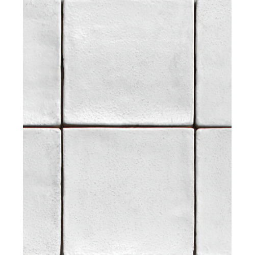 Naples Gloss White Small Square Ceramic Tile | Temple & Webster