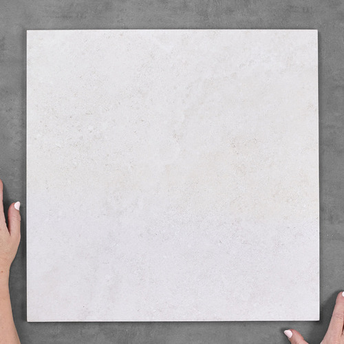 Quinn Grip White Square Porcelain Tile | Temple & Webster
