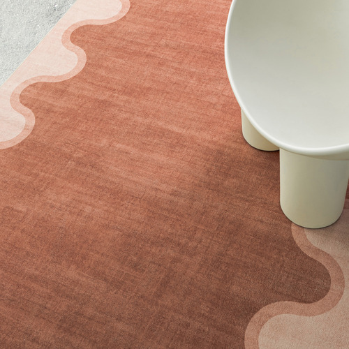 DaisieRugStudio Pink Pierre Machine Washable Rug | Temple & Webster