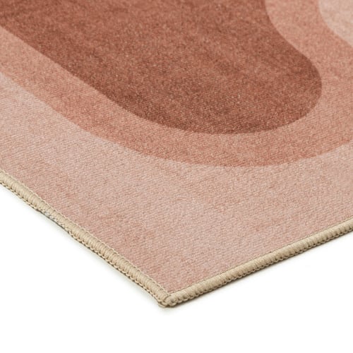 DaisieRugStudio Pink Pierre Machine Washable Rug | Temple & Webster