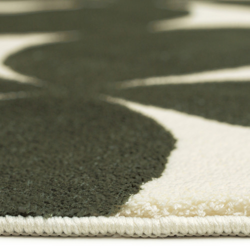 DaisieRugStudio Green Alure Machine Washable Round Rug | Temple & Webster