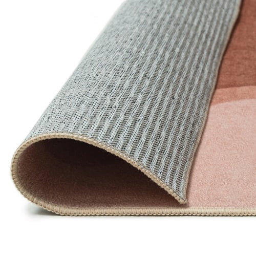 DaisieRugStudio Pink Pierre Machine Washable Rug | Temple & Webster