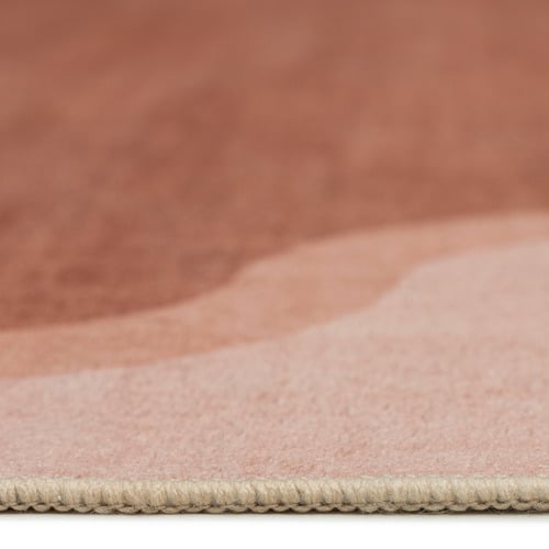 DaisieRugStudio Pink Pierre Machine Washable Rug | Temple & Webster