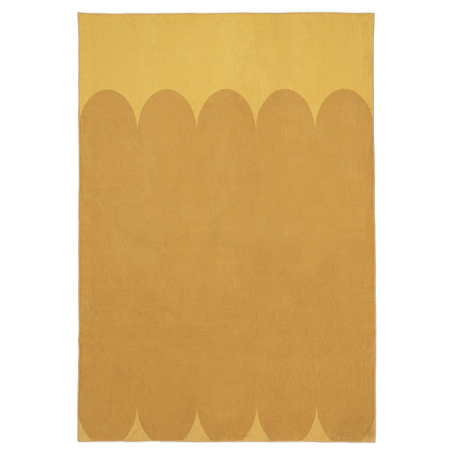 Mustard Norris Machine Washable Rug | Temple & Webster