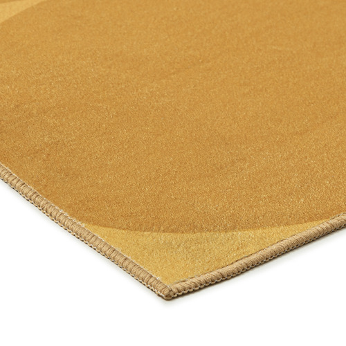 Mustard Norris Machine Washable Rug | Temple & Webster