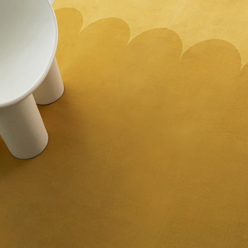 Mustard Norris Machine Washable Rug | Temple & Webster