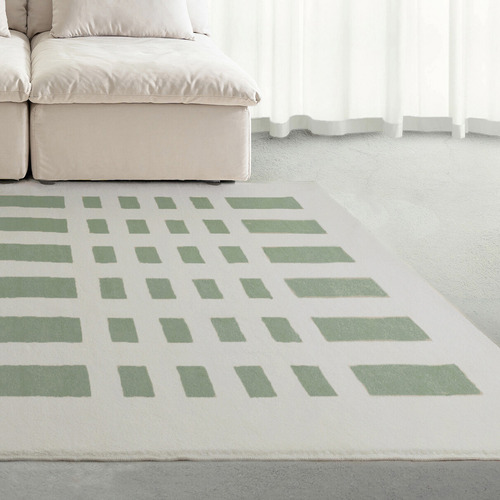 Green Noem Machine Washable Rug | Temple & Webster